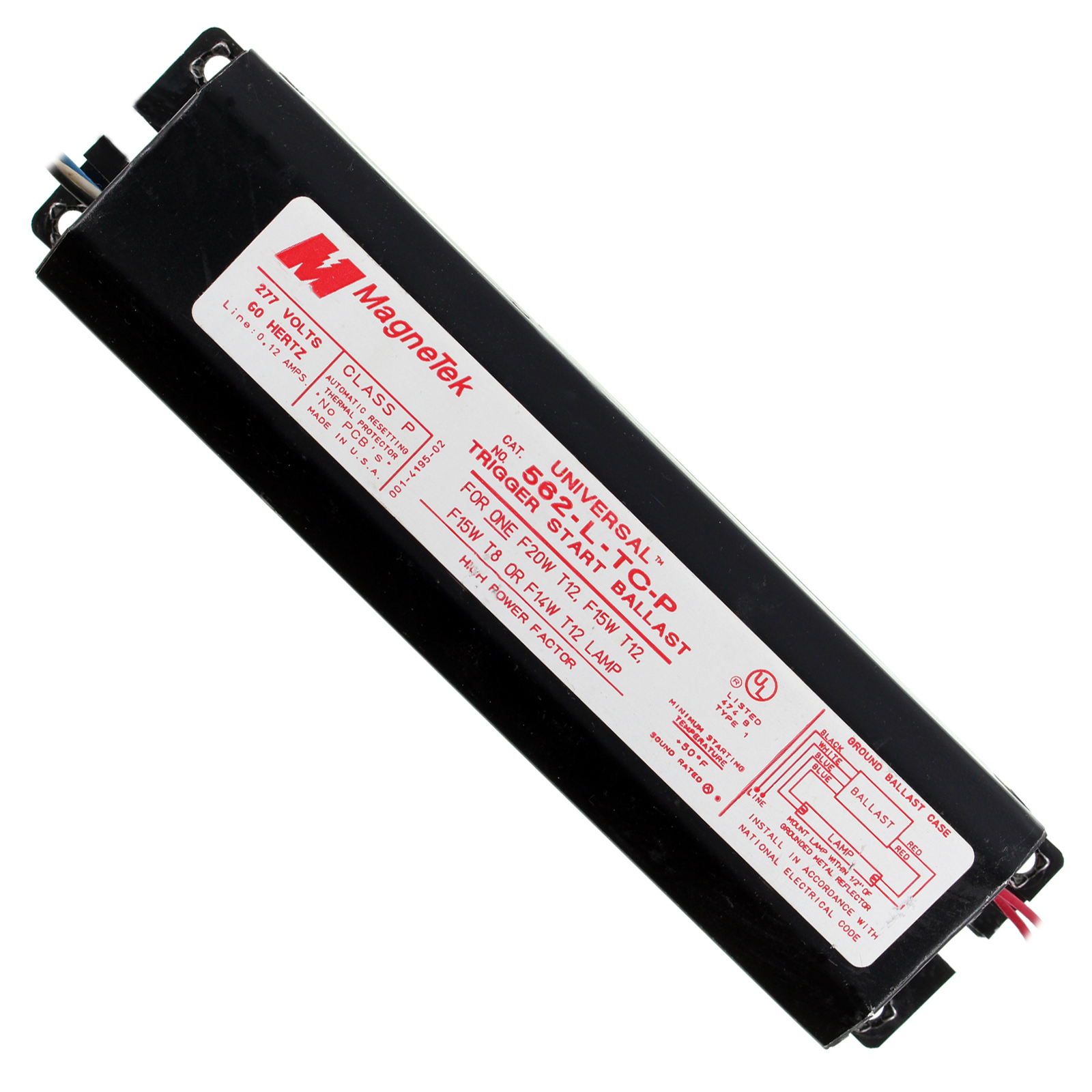 Magnetek 446-L-SLH-TC-P Universal Watt Reducer, Rapid Start Ballast ...