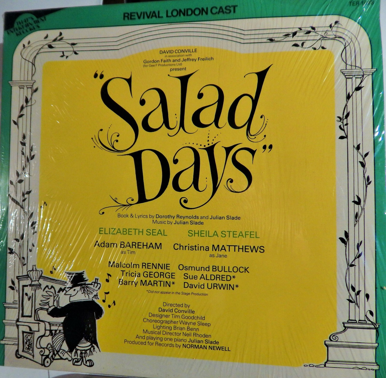 SALAD DAYS (1982 JULIAN SLADE) MINT ORIGINAL LONDON CAST LP ELIZABETH ...