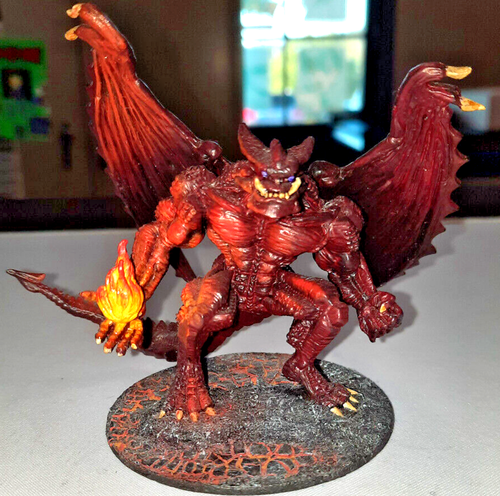 Reaper Miniatures Pro Painted Scorched Earth Pit Fiend Mini For D&D ...
