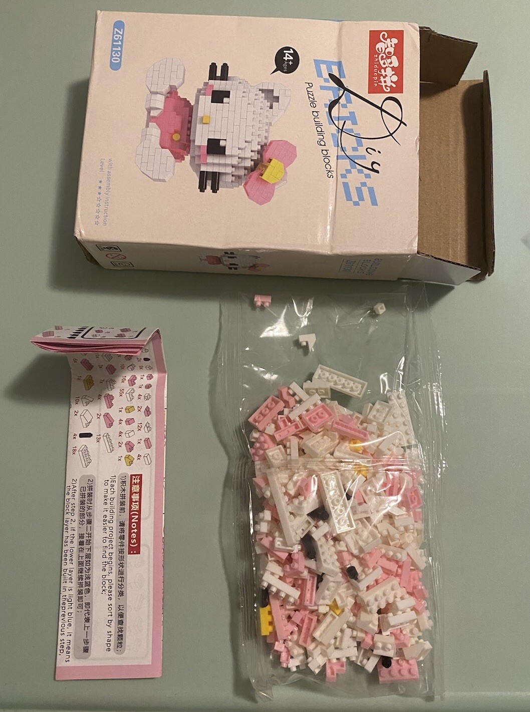 DIY Bricks-Hello Kitty & Kuromi Damo Egg! Like Little Legos! | eBay