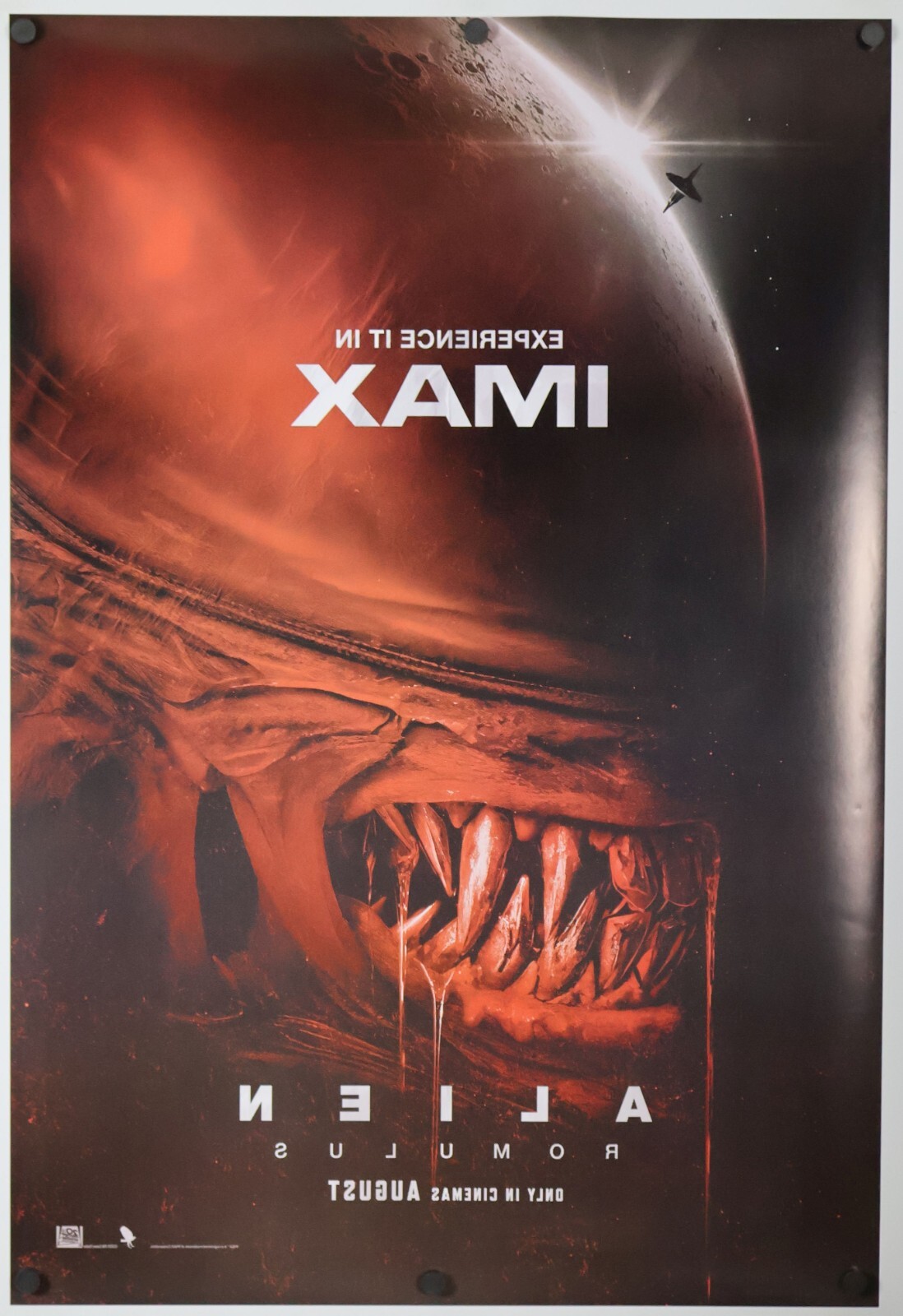 Alien Romulus - original DS movie poster 27x40 D/S 2024 INTL IMAX ...