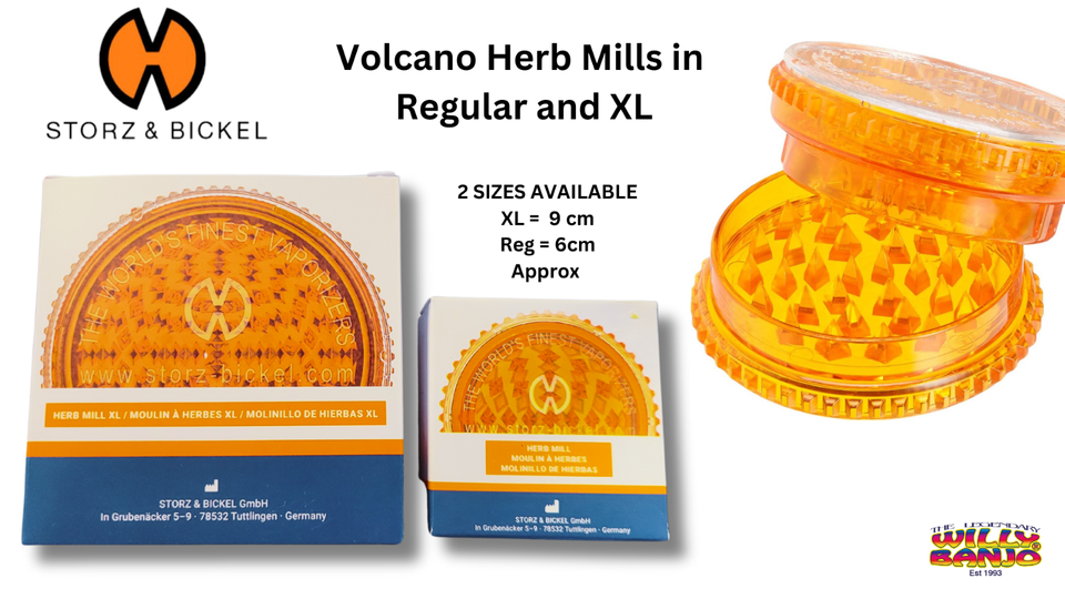 XL or Regular Volcano Herb Grinder No magnet,inc storage compartment ...