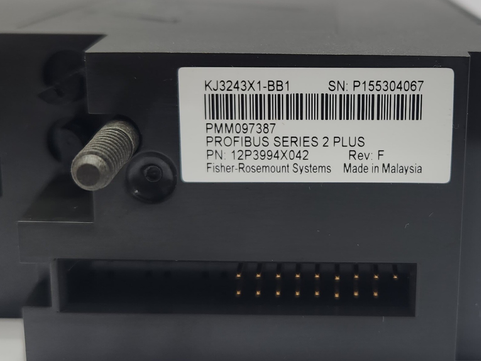 EMERSON DELTAV 12P3994X042 PROFIBUS DP SERIES 2 PLUS KJ3243X1-BB1 REV.F ...
