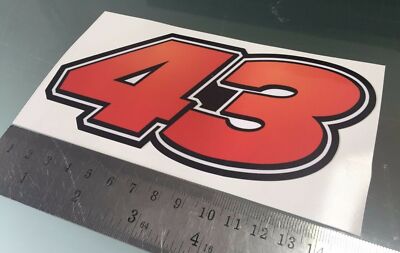 TP Jack Miller Number 43 Sticker / Decal - 150mm x 75mm /1055 | eBay