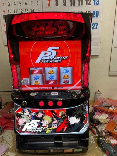 Pachinko slot Machine Pinball Persona 5 With coin-operated machine | eBay