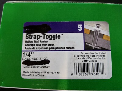 20 Strap - Toggles 1/4" | eBay