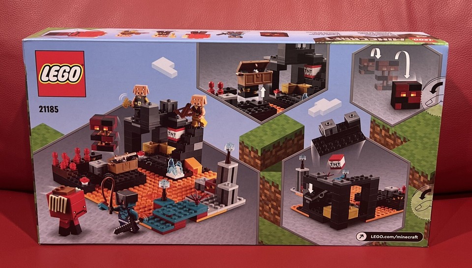 LEGO Minecraft 21185 The Nether Bastion - Brand New 5702017156637 | eBay