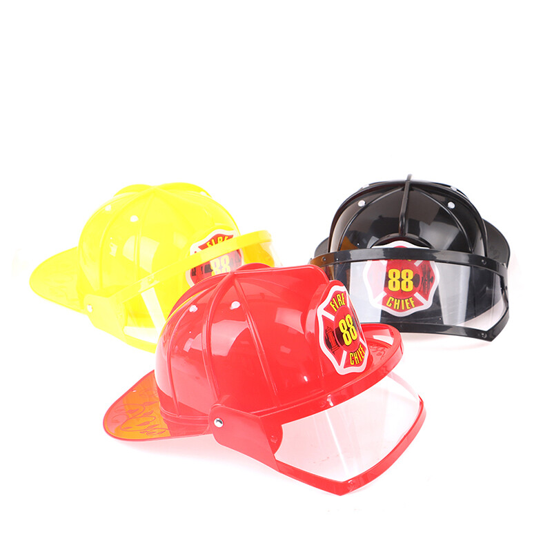 Kids Fireman Helmet Firefighter Hats Fancy Dress AccessorieSV | eBay