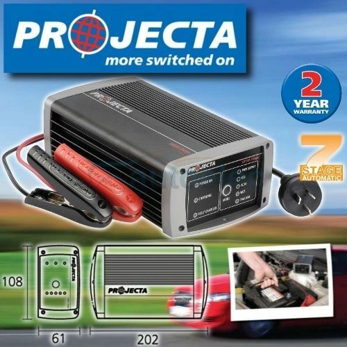 Projecta Ic1000 Battery Charger 12 Volt 10A Amp 12V 7 Stage Agm Deep ...