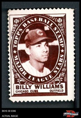 1961 Topps Stamps Billy Williams Cubs HOF ROYw 5 - EX | eBay