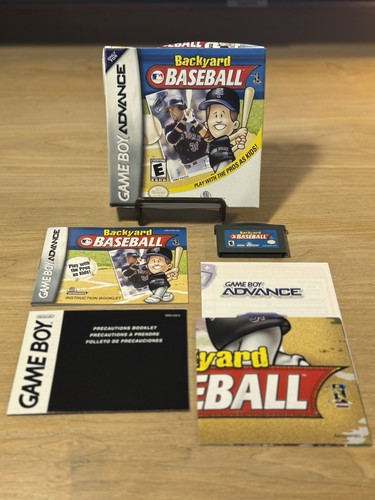 Backyard Baseball - Nintendo Game Boy Advance GBA Complete With Inserts ...