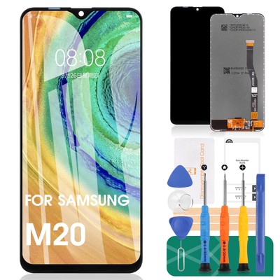 SRJTEK compatibile per Samsung Galaxy M20 LCD Display M205 Touch Screen ...