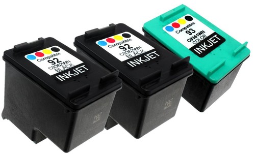 3 pk #92 #93 Ink Cartridges for HP Deskjet 5420 5438 5440 5442 5443 ...