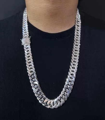 Exclusive Real Italian Solid 925 Silver Chain Double Cuban - Timeless ...
