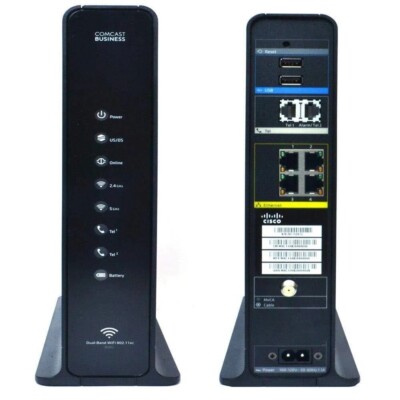 Technicolor DPC3941B Comcast Business Dual Band WiFi Cable Modem Router ...