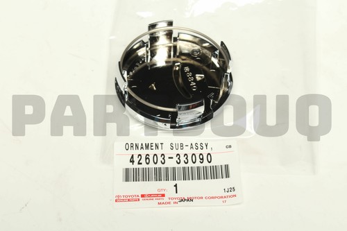 4260333090 Genuine Toyota ORNAMENT SUB-ASSY, WHEEL HUB 42603-33090 | eBay