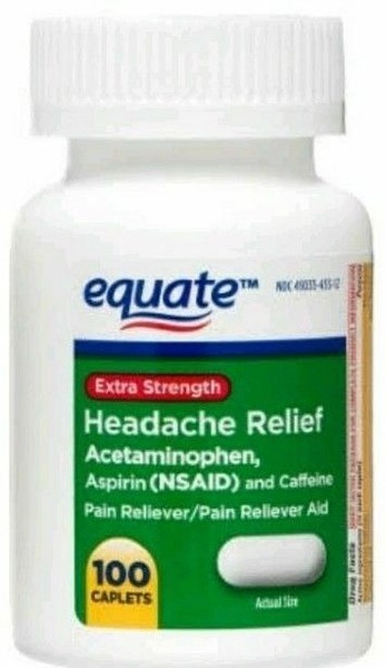 EQUATE Extra-strength Headache Relief Tablets 200 Pieces for sale ...