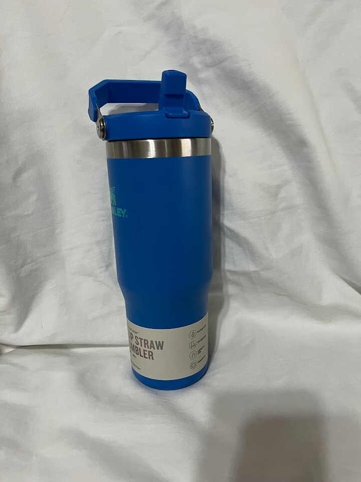 Brand New Stanley Blue Flip Straw Iceflow Tumbler Cup 30 oz | eBay