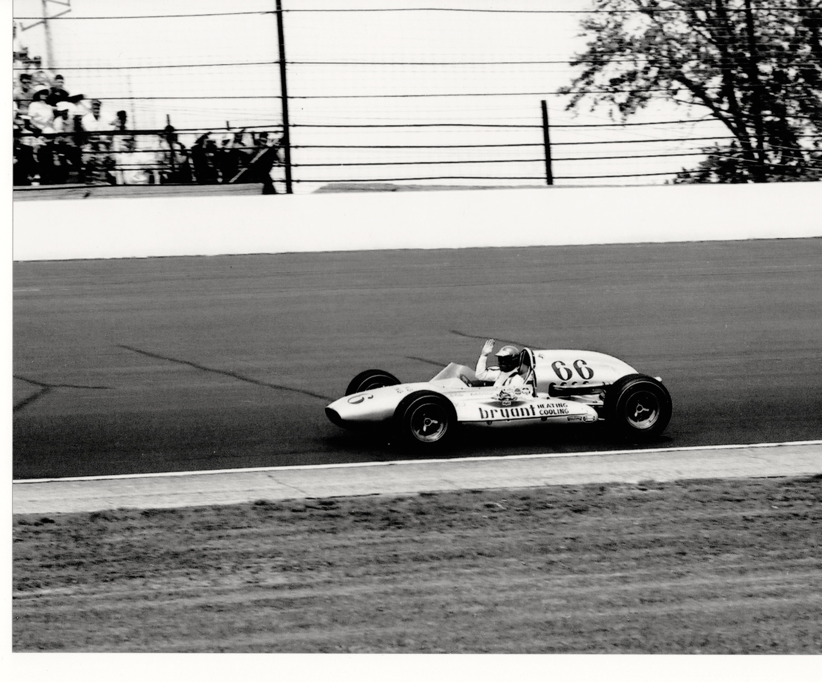 LEN SUTTON 1964 INDY 500 STARTED 8 FINISHED 15 VOLLSTEDT #66 8 X 10 ...