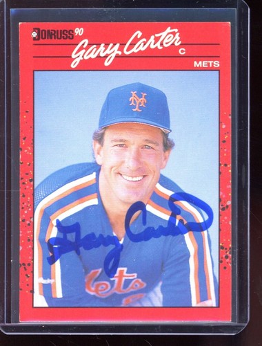 1990 Donruss Gary Carter # 147 Auto Autographed Signed New York Mets | eBay