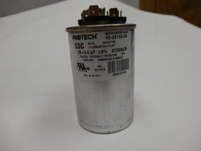 Protech Capacitor 43-25133-03; 370VAC/B; 50/60HZ----"USED" | eBay