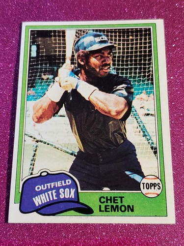 1981 Topps Chet Lemon Card #242 White Sox MLB | eBay