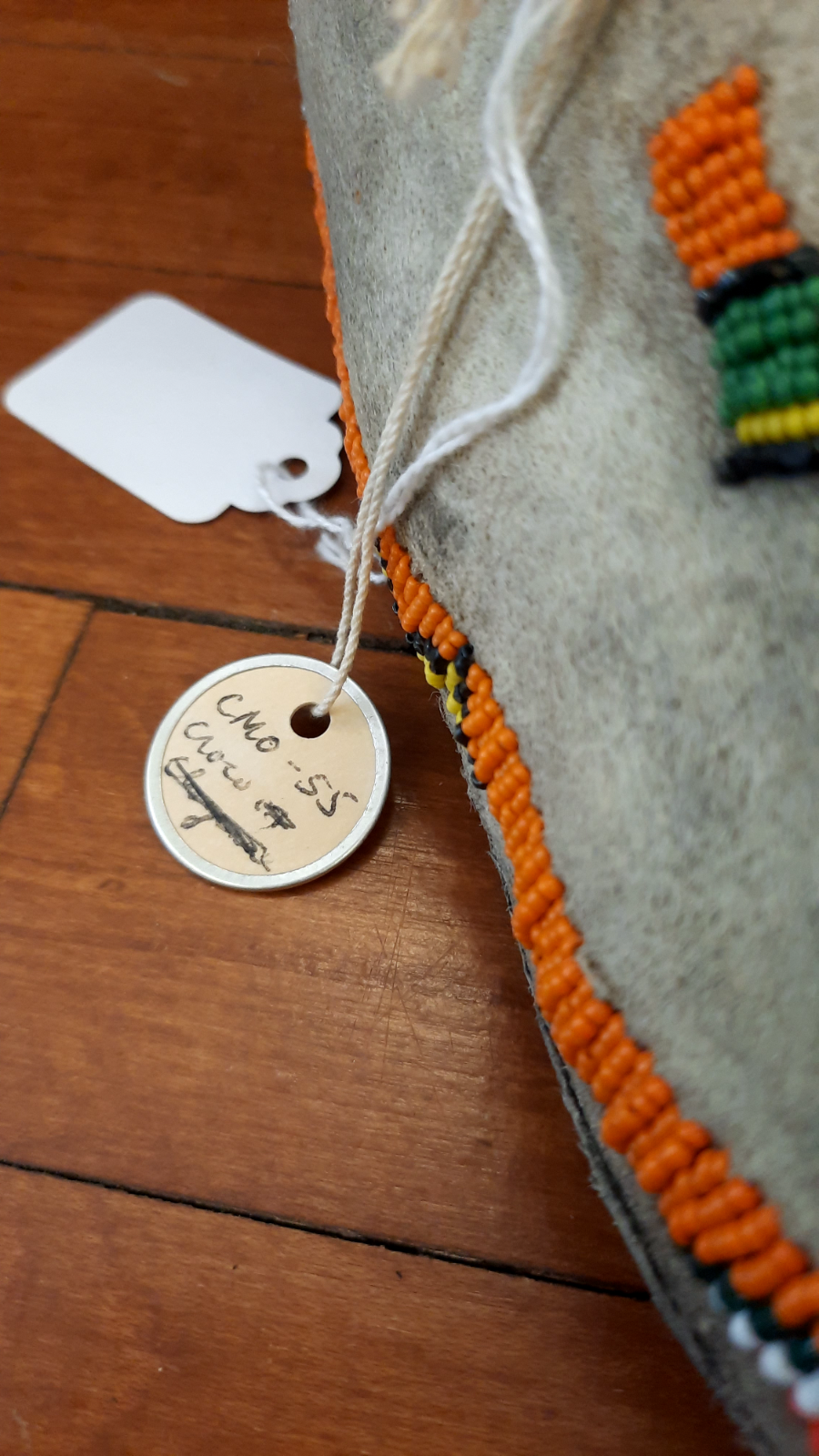 Antique Native American Beaded Crow Moccasins c1900s Keyhole Design ...