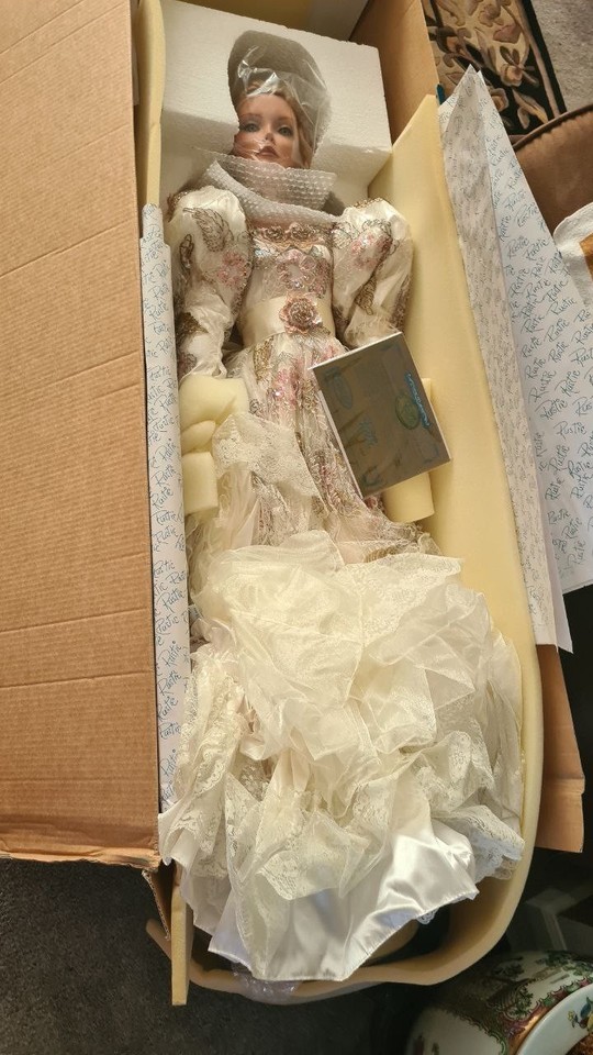 Large 41" Rustie Porcelain Collector Doll - New In Box (NIB) | eBay