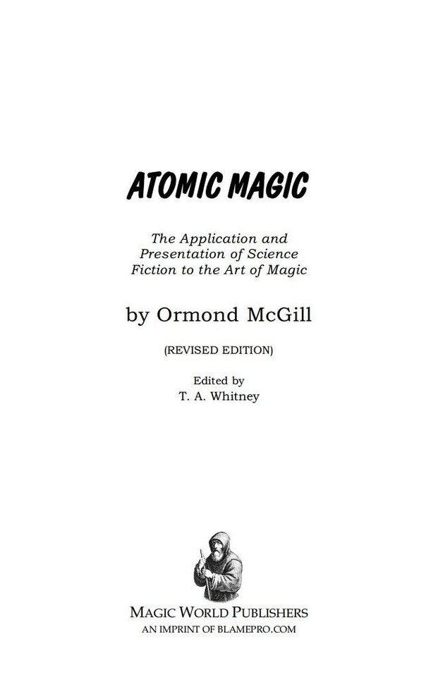 Atomic Magic by Ormond McGill (Science fiction magic you can do) | eBay