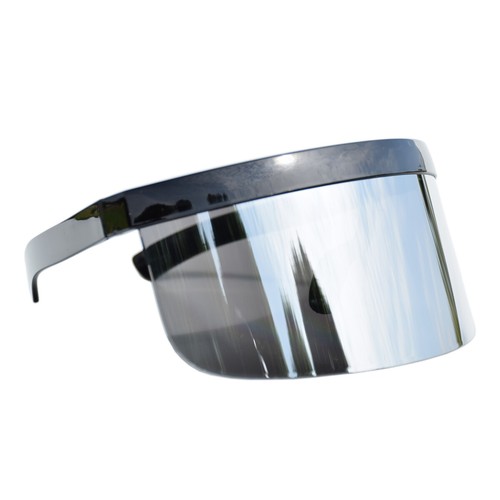 Unisex Retro Shield Visor Sunglasses Oversize Integrated Lens Fashion ...