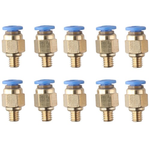 10 Pcs Push To Connect PC4-M6 Pneumatic Connector Ender 5/5 Pro/5 Plus ...