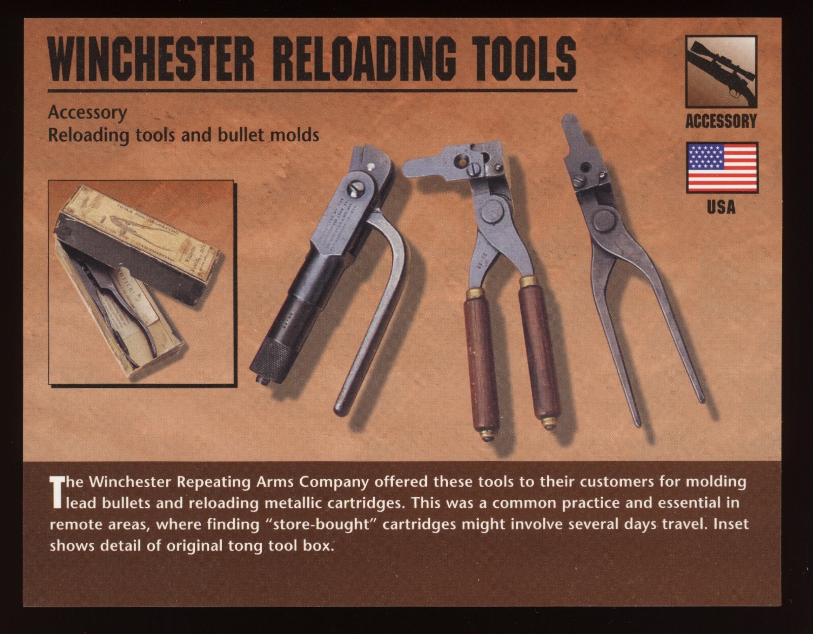 Winchester Reloading Tools Atlas Classic Firearms Card | eBay
