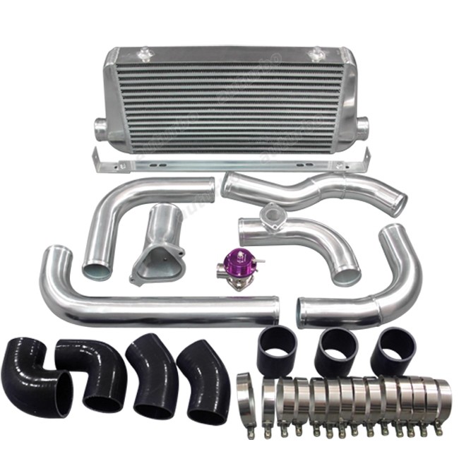 FMIC Intake Pipe Filter Intercooler Kit +BOV For 86-91 Mazda RX7 RX-7 ...
