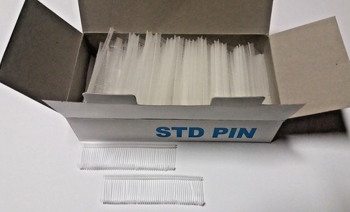 2 BOX x 5000 = 10000 65mm QUALITY STANDARD TAGGING GUN TAGS PINS BARBS ...