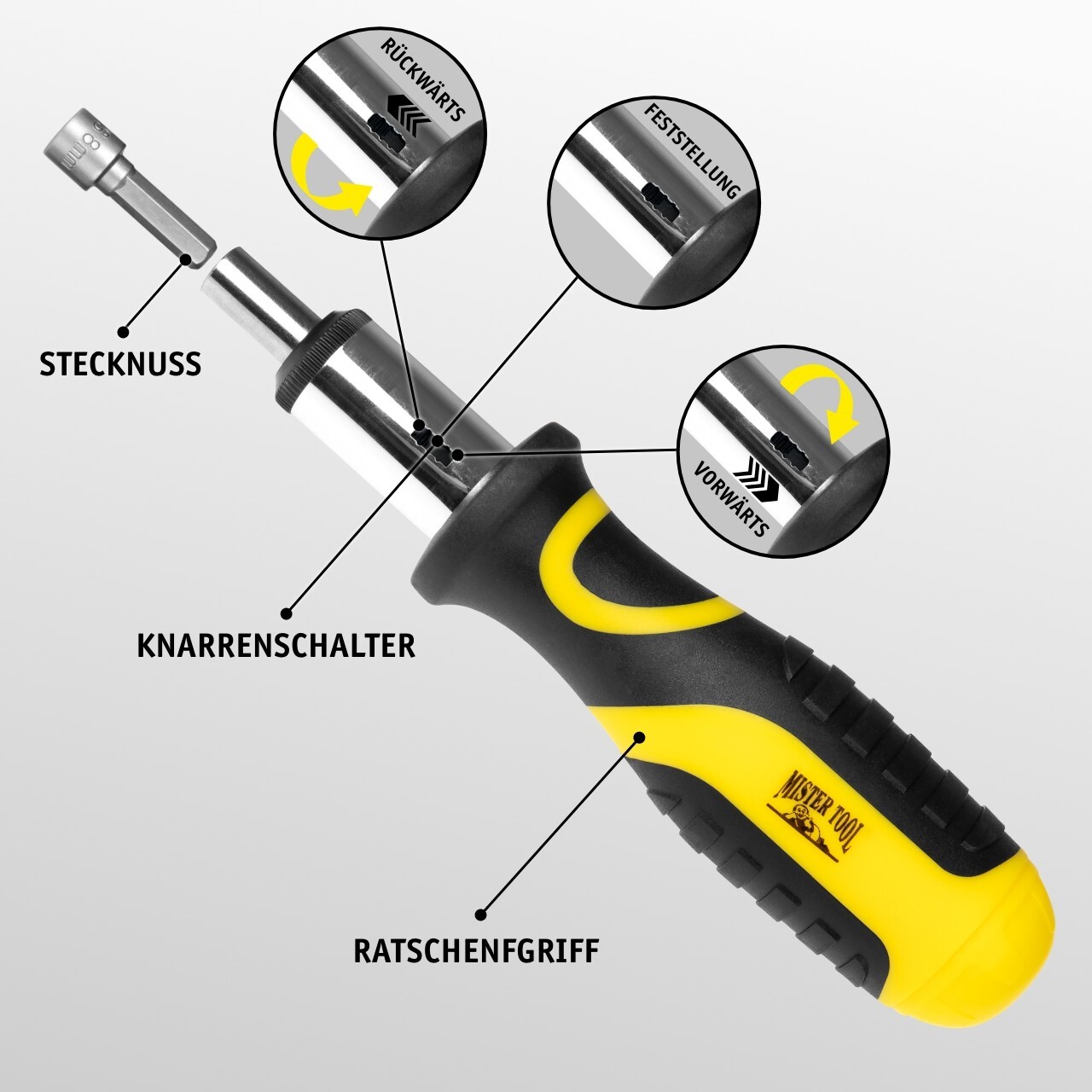 Mister Tool XXL Schraubendreher- und Bit Set 100 tlg., Schraubenzieher ...