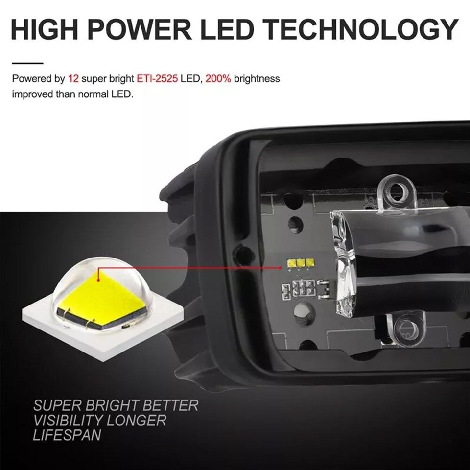 2X 6inch LED Work Light Bar Spot Pods Fog Lamp Offroad Driving Truck ...