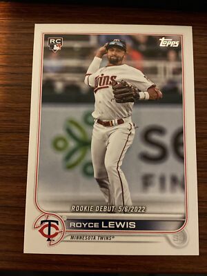 2022 Topps Update Royce Lewis RC Rookie Debut Minnesota Twins #US149 | eBay