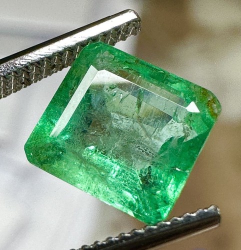 $2000 High Grade 1.65ct Natural Emerald Cut Natural Colombian Emerald | eBay