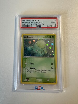 PSA 9 Bulbasaur 55/112 EX Fire Red & Leaf Green Pokémon Holo MINT | eBay