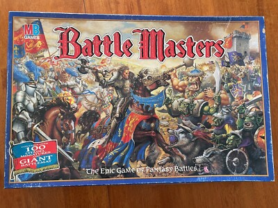 Battle Masters board game with unpainted miniatures - used, excellent ...