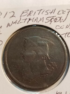 1812 British Copper WALTHAMSTOW Conder Token - Rare Coin | eBay