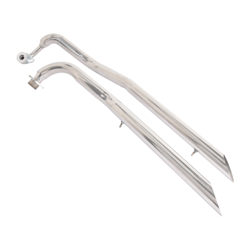 Long Short Staggered Exhaust Pipes for Yamaha V Star 1100 XVS1100 ...