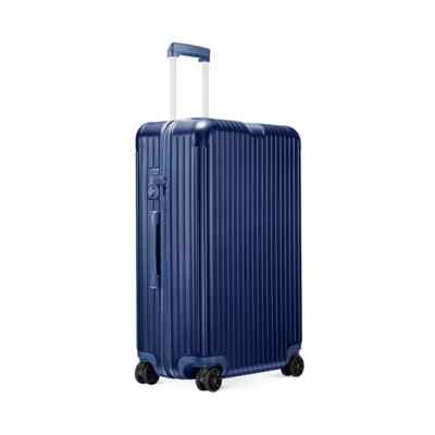 RIMOWA T1091 Matte Blue Essential Check-In Large 31” Wheeled Suitcase ...