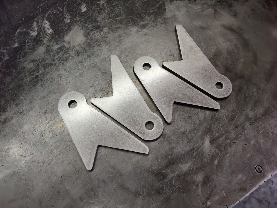 Gasser Drag Race Hot Rod Universal Weld-on Tabs 2 Inch FRONT Shock ...