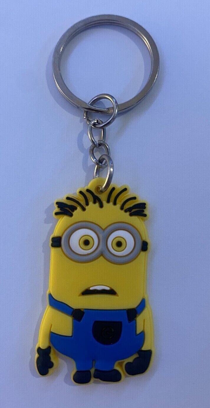 Despicable Me Minions Keyring Stuart Bob Kevin Gru Cartoon Key Chain ...