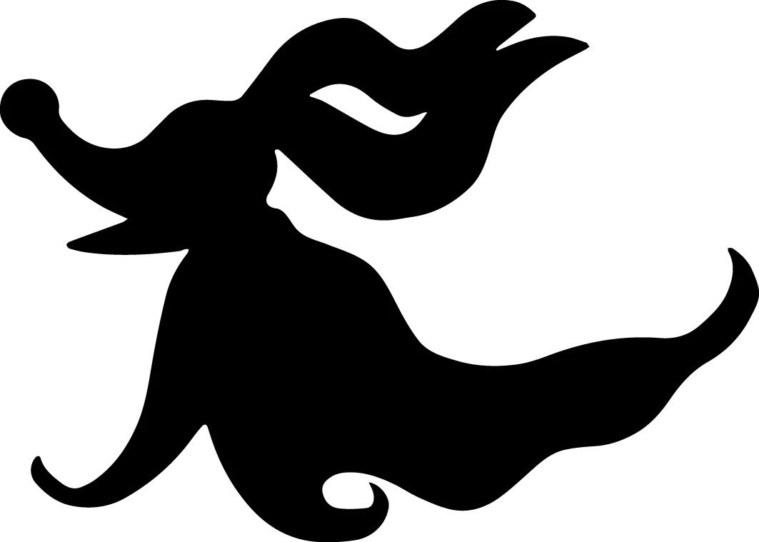 Nightmare Before Christmas Zero Silhouette