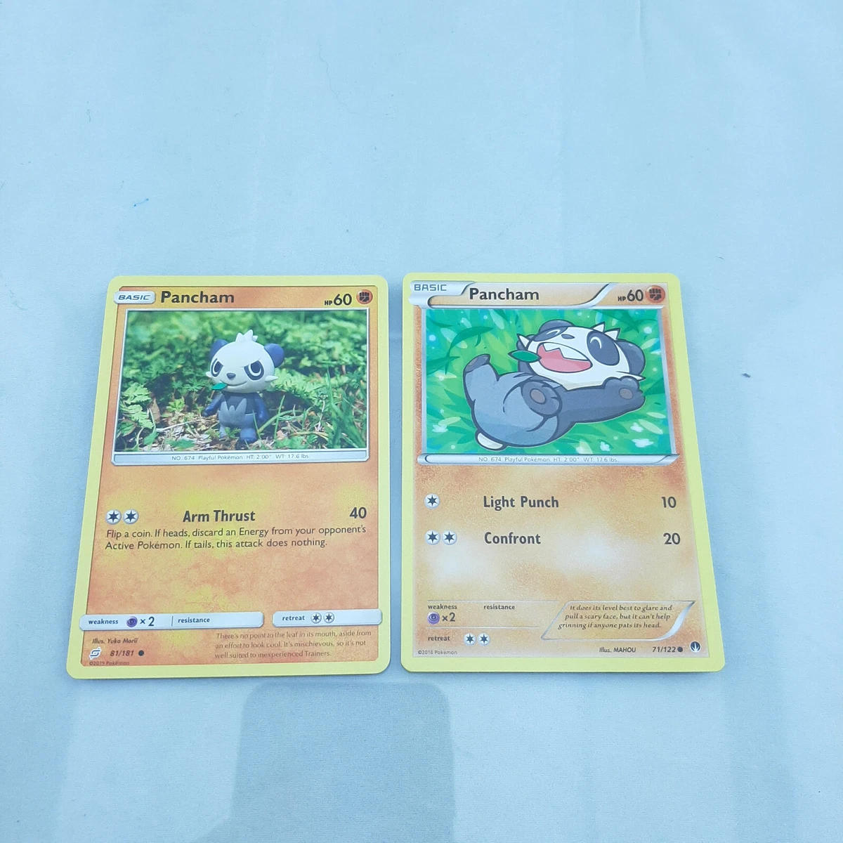Pancham Pokemon Card