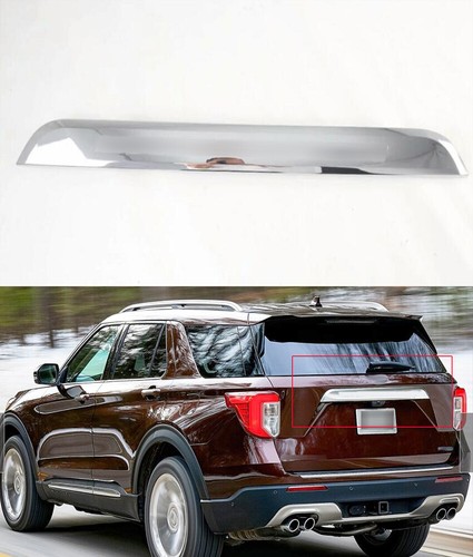 Chrome Car Rear Upper Trunk Lid Cover Trim Strip For Ford Explorer 2020 ...