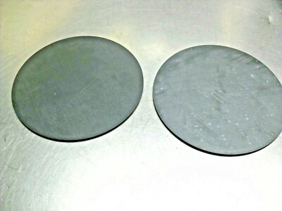 qty 2 - Viton Rubber Round Pad - synthetic rubber - 5-5/8" round x 1/8 ...