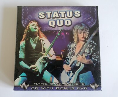 Ultra Rare - Status Quo Rare Broadcasts CD & Bonus DVD Box Set New ...